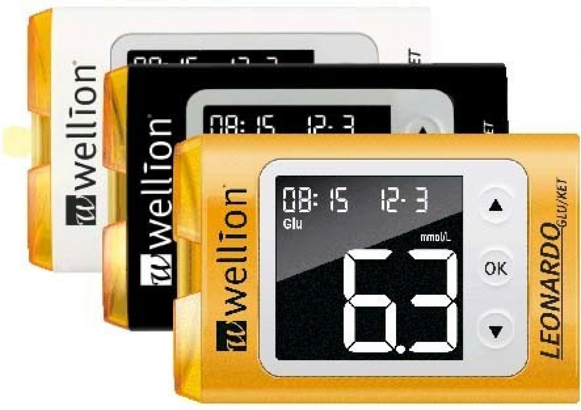 Glukomer Wellion Leonardo Glu/Ket žltý | jajbolito.sk